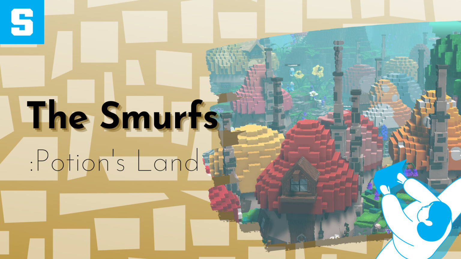 The Smurfs: Potion’s Land：転生したらスマーフ村の1年生になっていた話【The Sandbox ランド紹介】