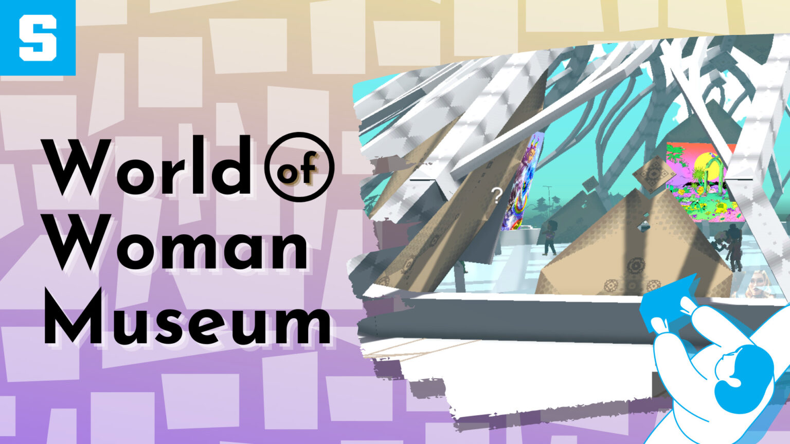 World of Woman Museum：影までもアート。美しい曲線の建造物にみとれる【The Sandbox ランド紹介】