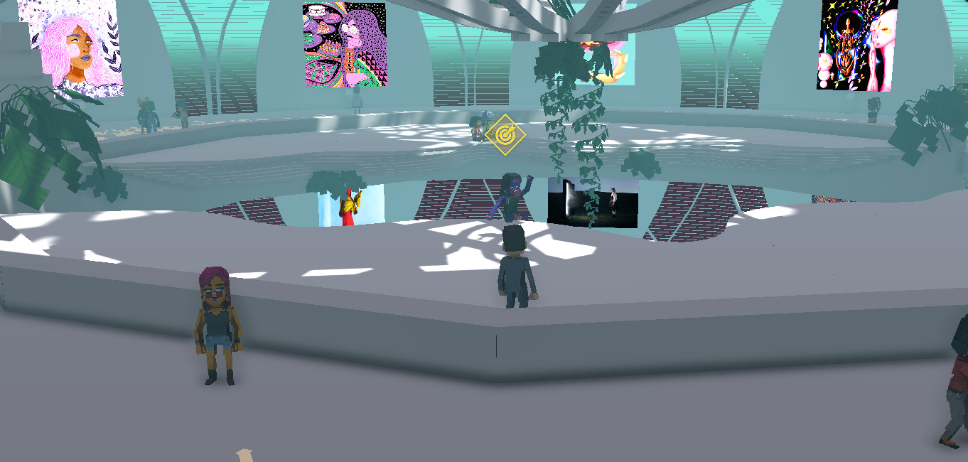 World of Woman Museum：影までもアート。美しい曲線の建造物にみとれる【The Sandbox ランド紹介】