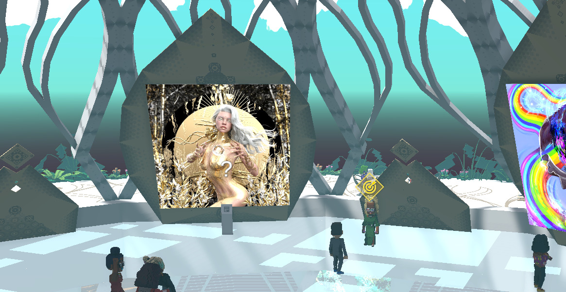 World of Woman Museum：影までもアート。美しい曲線の建造物にみとれる【The Sandbox ランド紹介】