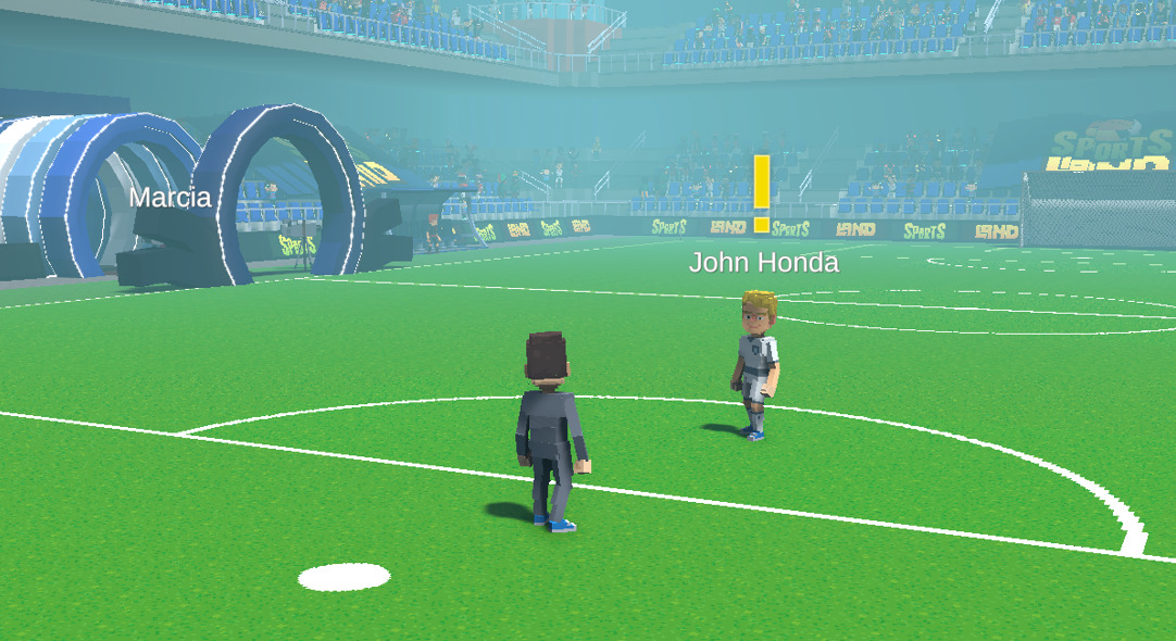 Sports Land – Soccer Fans：あの人がいた。それが胸熱でした。【The Sandbox ランド紹介】